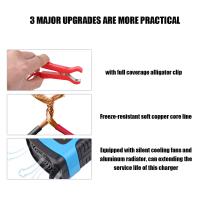 China Portable Automotive 12V 6A Lead Acid Battery Chargers with cooling fan for sale