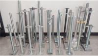China Dual-Sided Adjustable Support Bracket with 200 kg Load Capacity and Powder Coated Finish for Construction for sale