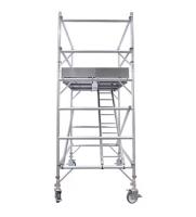 China 30 Meters Height Corrosion Resistant Aluminum Movable Scaffolding System with High Load Capacity for sale