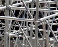 China Heavy Duty Steel Scaffold Deck with Corrosion Resistant Coating for Construction Up to 20m Height for sale