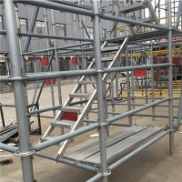 China Hot Dip Galvanized Rust Resistant Scaffolding Metal Step Board with Non-slip Surface for sale