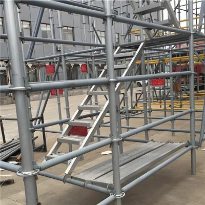 China Hot Dip Galvanized Rust Resistant Scaffolding Metal Step Board with Non-slip Surface for sale
