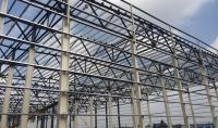 China Fireproof Steel Structure Warehouse with 4-12 Meters Height and Customizable Span for Industrial Use for sale