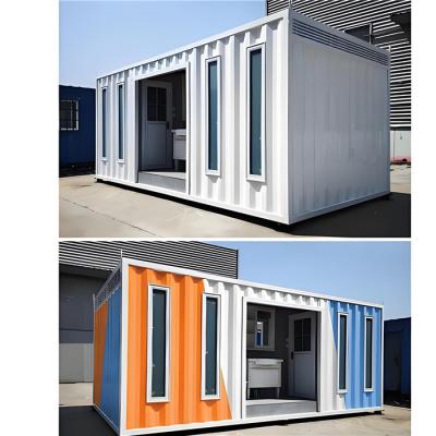 China Steel Frame Mobile Toilet Container Weatherproof for Outdoor Construction for sale