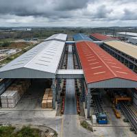 China Customizable Dimensions High-Strength Steel Frame Warehouse with Corrosion Resistant Coating for sale