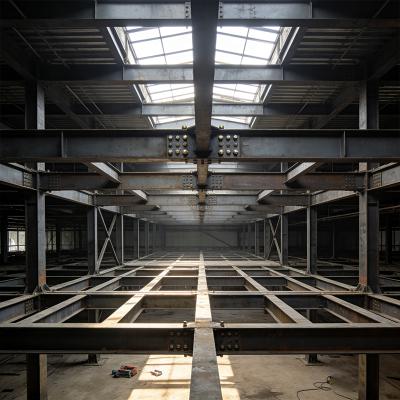 China Commercial Prefabricated Steel Structures Withstand Strong Winds / Gusts for sale