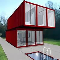 China Q355B Q235B Prefab Container Shed with 5 Years Warranty and Seismic Resistance for Backyard Studio and Home Storage for sale