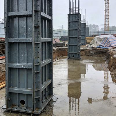 China Modern Industrial Light Steel Concrete Column Formwork For Column Construction for sale