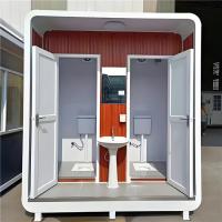 China Prefab Modular Portable Restroom Weather Resistant 20/40 Foot Mobile Toilet Unit for sale