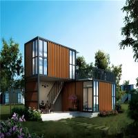 China Hot Dip Galvanized Eco Friendly High-strength Steel Prefab Container House Modular Container House for sale