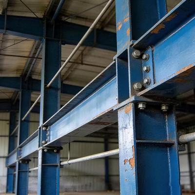 China Hot Dip Galvanizing Steel Building Supports Reusable Customizable for sale