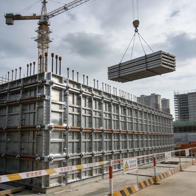 China Anti-Corrosion High-Strength Steel Wall Formwork System with Modular Design for Vertical Concrete Construction for sale