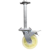 China Wear Resistant and Environmentally Friendly Scaffolding Castors with Dual Safety Locking System for Mobile Scaffold Wheels for sale