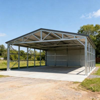 China Prefabricated Steel Frame Building with Large Span Fast Assembly and Seismic Resistance for Industrial Storage for sale