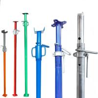 China Heavy Duty Adjustable Steel Prop with Galvanized Steel Construction and Customizable Height for Scaffolding Shoring for sale