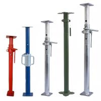 China Heavy Duty Adjustable Steel Prop with Galvanized Steel Construction and Customizable Height for Scaffolding Shoring for sale