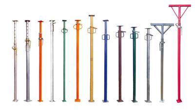China Heavy Duty Adjustable Steel Prop with Galvanized Steel Construction and Customizable Height for Scaffolding Shoring for sale