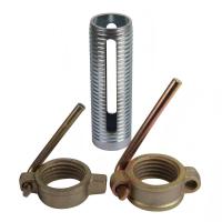 China Galvanized Adjustable Scaffolding Steel Props with Pin and Hole System for Heights Up to 12m for sale