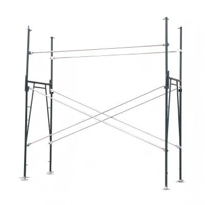 China 3ft x 6ft 8in Snap-On Walk-Thru Scaffolding Frame with Galvanized Light Steel Structure for sale