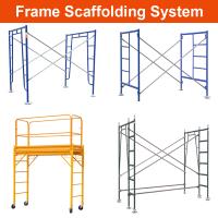 China 3ft x 6ft 8in Snap-On Walk-Thru Scaffolding Frame with Galvanized Light Steel Structure for sale