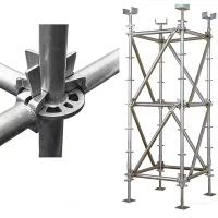 China Q195 Carbon Steel Ringlock Scaffolding Diagonal Brace 2045mm Length with Hot-dip Galvanized Finish for Outdoor Stability for sale