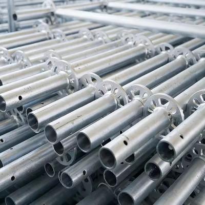 China Hot-dip Galvanized 1000MM Ringlock Scaffolding System with Socket Connection for Airport Construction for sale