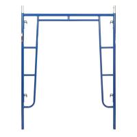 China Hot-Dip Galvanized Steel Frame Scaffold with Customizable Dimensions and OSHA EN 1004 Compliance for sale