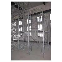 China Hot-Dip Galvanized Steel Frame Scaffold with Customizable Dimensions and OSHA EN 1004 Compliance for sale