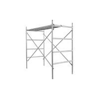 China Durable H-Frame Steel Scaffolding System with Customizable Length, Corrosion Resistant and High Wind Resistance for Construction Projects for sale