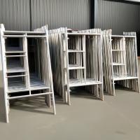 China Pre-Galvanized Steel Frame Scaffolding with Wind Load Up to 300 km/h and Lifespan Over 50 Years for sale