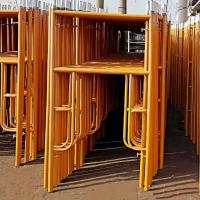 China Powder Coated Steel Frame Scaffolding with Easy Assembly and Wind Load Compliance for sale
