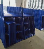 China Powder Coated Steel Frame Scaffolding with Easy Assembly and Wind Load Compliance for sale