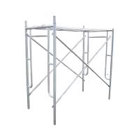 China Factory Direct Q235/Q345 Hot-Dip Galvanized H-Frame Scaffolding with Customizable Height for Construction for sale