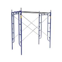 China Factory Direct Q235/Q345 Hot-Dip Galvanized H-Frame Scaffolding with Customizable Height for Construction for sale