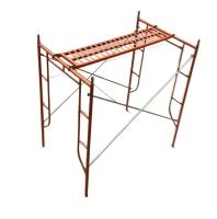 China Factory Direct Q235/Q345 Hot-Dip Galvanized H-Frame Scaffolding with Customizable Height for Construction for sale