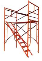China Factory Direct Q235/Q345 Hot-Dip Galvanized H-Frame Scaffolding with Customizable Height for Construction for sale