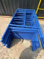 China Q235 Steel Walk Through Movable Ladder Frame Scaffolding for Indoor and Outdoor Construction for sale