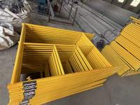 China Q235 Steel Walk Through Movable Ladder Frame Scaffolding for Indoor and Outdoor Construction for sale