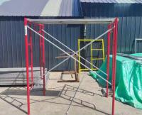 China Multi-Color Customizable Galvanized or Painted Steel H Frame Scaffolding with Easy Assembly and Disassembly for sale