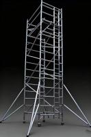 China European Standard 8m 9m 10m Height Lightweight Aluminum-Steel Scaffold Ladder Tower for Construction for sale