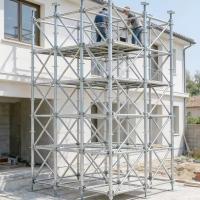 China 1610MM Customizable Scaffolding Diagonal Brace Q195 Material for Ring-lock Scaffolding Accessories for sale