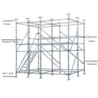 China Q355B Steel Ringlock Scaffolding System with Galvanized Surface and Customizable Sizes for Construction for sale