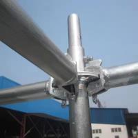 China Q355B Steel Ringlock Scaffolding System with Galvanized Surface and Customizable Sizes for Construction for sale