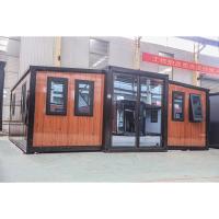 China Expandable Container House with Galvanized Light Steel Frames Customizable Size and Layout Windproof and Waterproof for sale