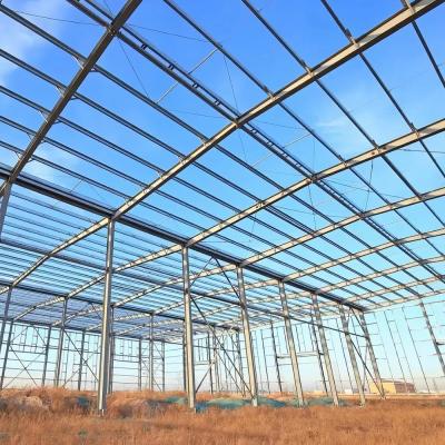 China Customizable Dimensions Corrosion Resistant Hurricane Proof Modular Steel Greenhouse Prefabricated Steel Structure for sale