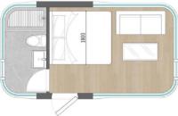 China Luxury Modular Tiny Home with Galvanized Steel Frame, Panoramic Glass Design, and Smart Living System for sale