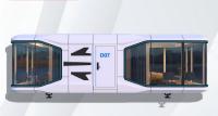 China Model D07 Luxury 40㎡ Mobile Space Capsule House with Panoramic Glass View and Galvanized Steel Frame for sale