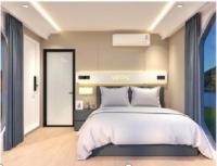 China Model D07 Luxury 40㎡ Mobile Space Capsule House with Panoramic Glass View and Galvanized Steel Frame for sale