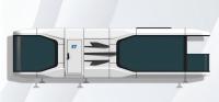 China Luxurious 38m² Mobile Space Capsule House with Panoramic Balcony & 2 Bedrooms - Galvanized Steel Frame Prefab Tiny Home for sale
