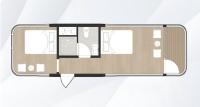 China Luxurious 38m² Mobile Space Capsule House with Panoramic Balcony & 2 Bedrooms - Galvanized Steel Frame Prefab Tiny Home for sale